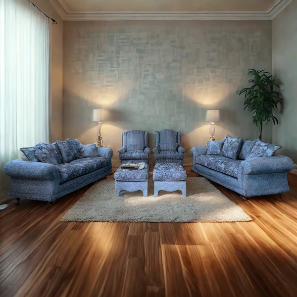 ACELIA LOUNGE SUITE - POPPY BLUE – Geen&Richards